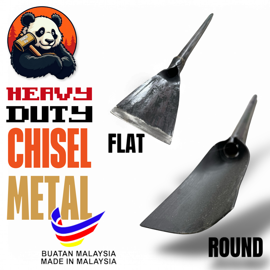 🐼 [LOCAL] ⛏ 𝐇𝐄𝐀𝐕𝐘 𝐃𝐔𝐓𝐘 FLAT/ROUND OIL PALM HARVESTING CHISEL / CHOP ...