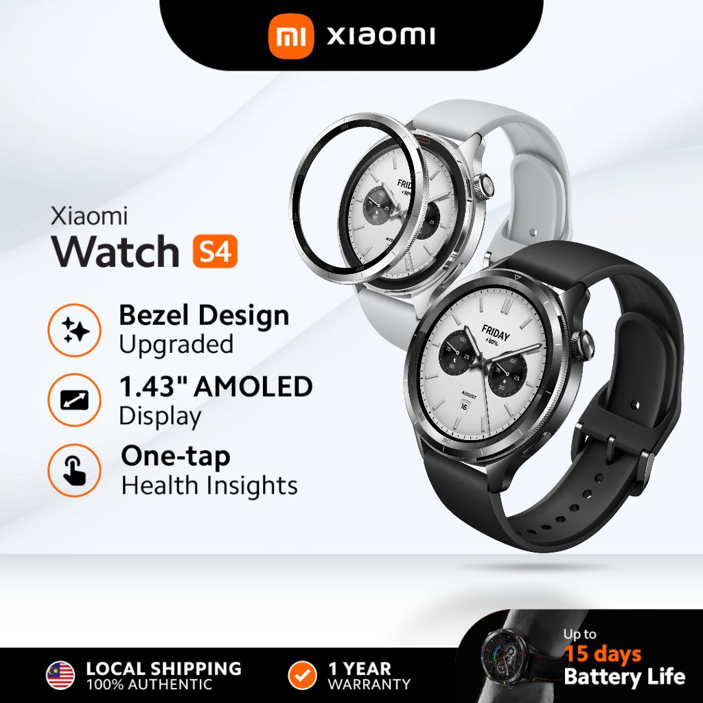 Xiaomi Watch S4 | Flagship Smart Watch | Interchangeable Bezel ...