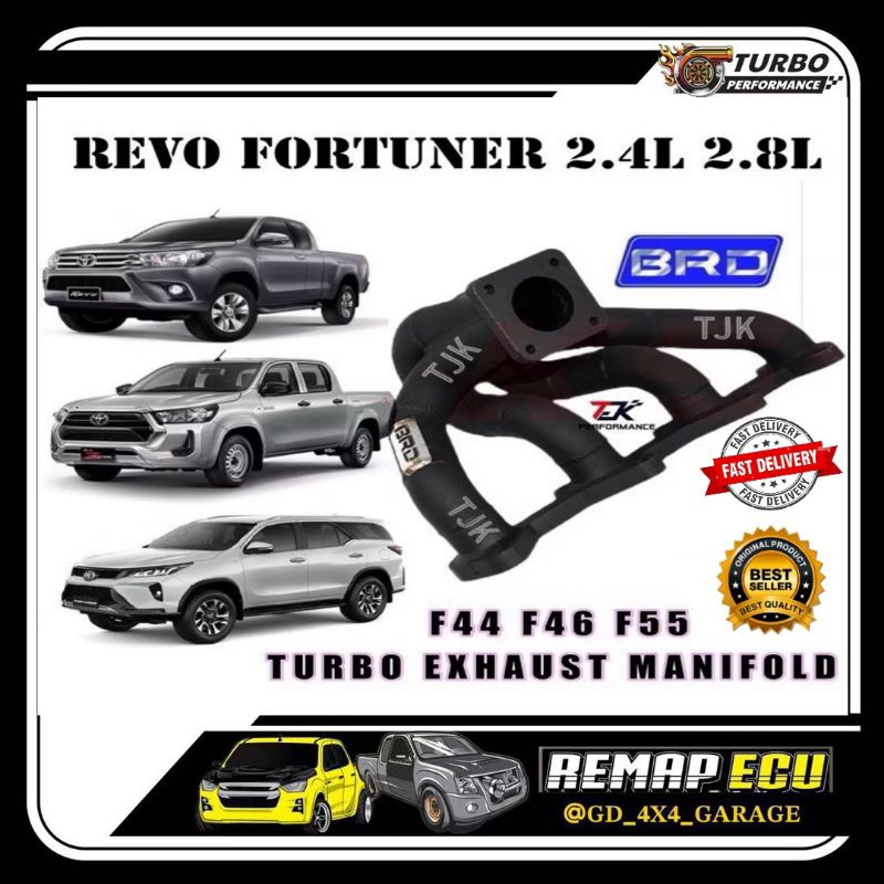 F44 F46 F55 TURBO EXHAUST MANIFOLD BRD EXHAUST MANIFOLD BANANA TOYOTA ...