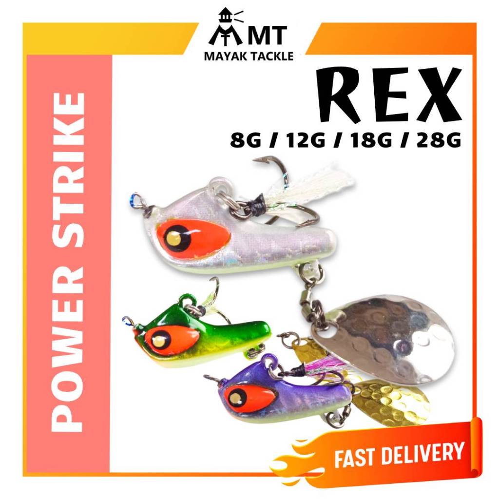 POWER STRIKE REX FISHING JIG (8g~28g) | Shopee Malaysia