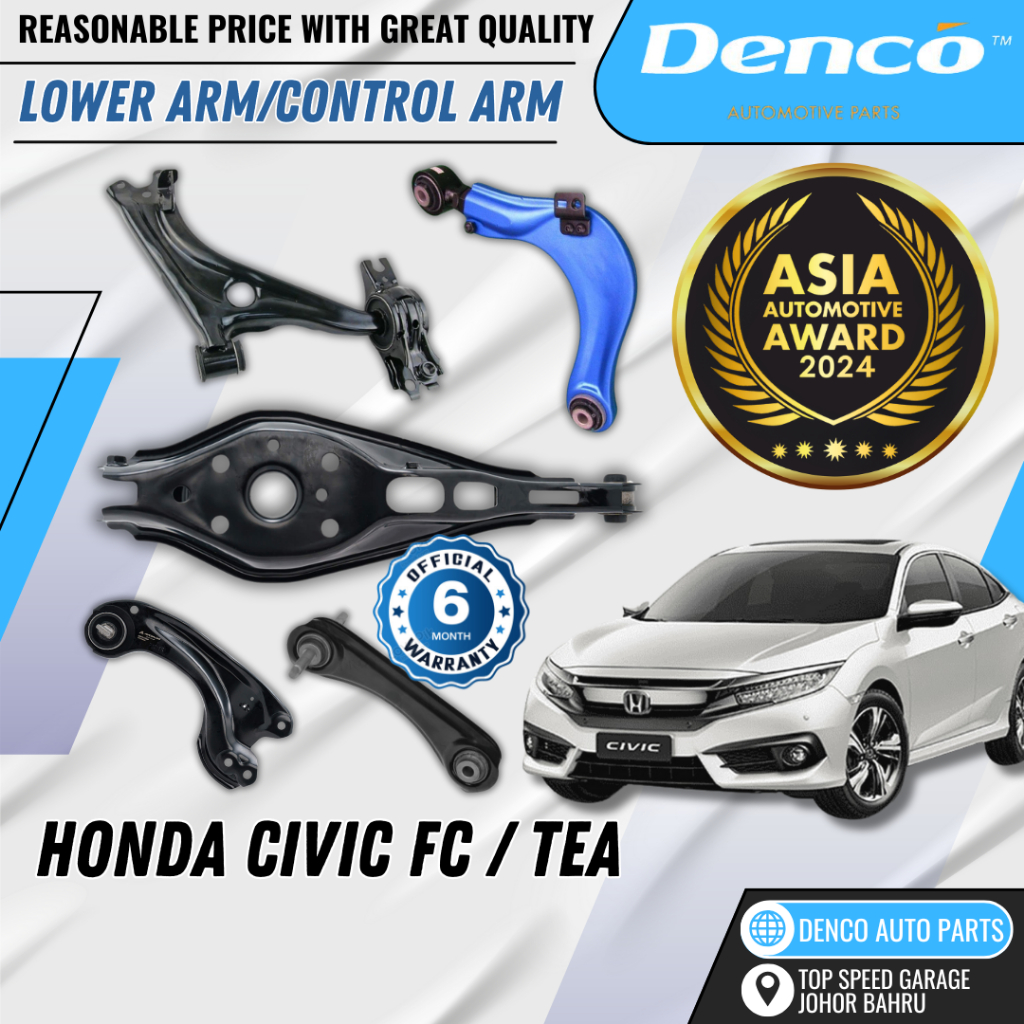 Denco - HONDA CIVIC FC /TEA - Upper/Lower Arm, suspension , Adjustable ...