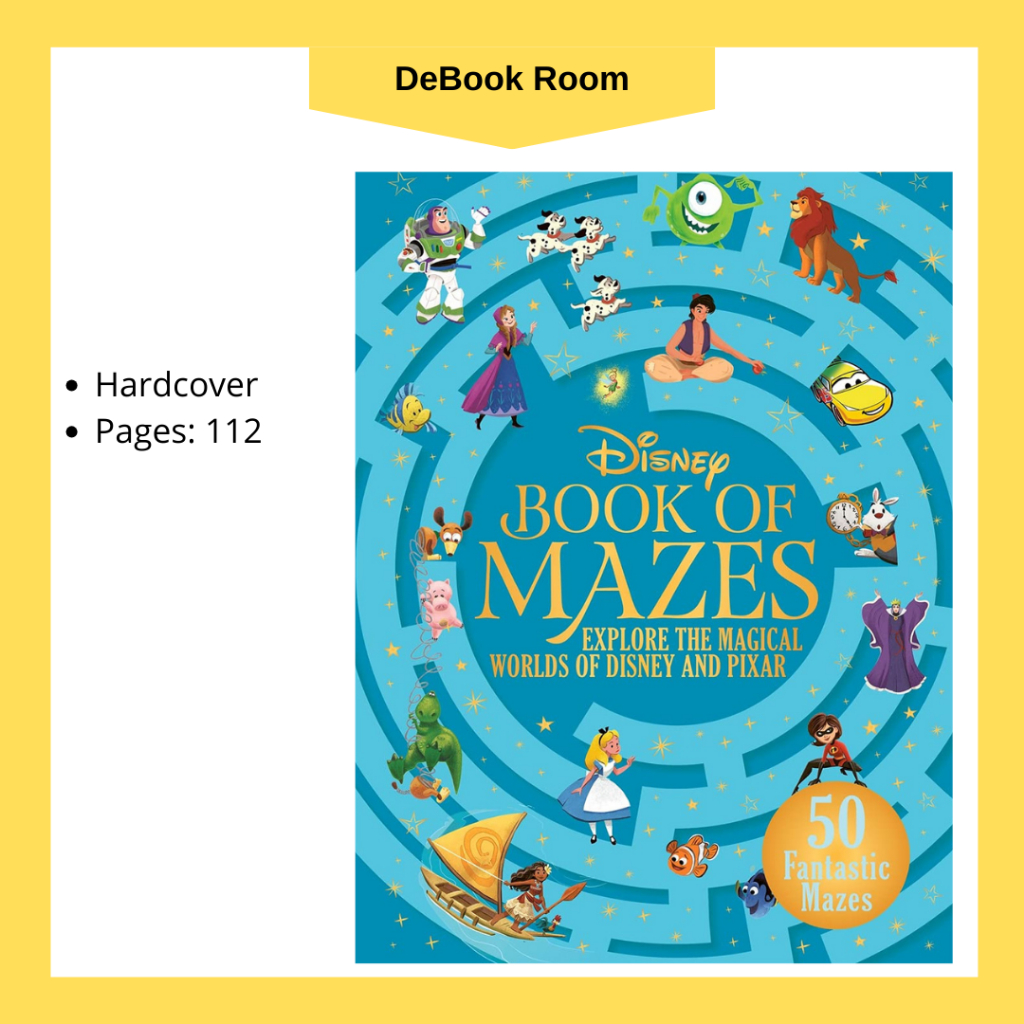 The Disney Book Of Mazes | Shopee Malaysia