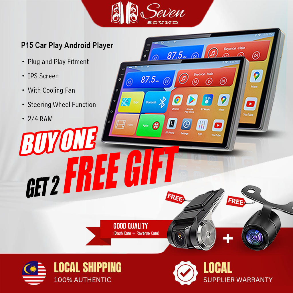 P15 Carplay Android Player 9 & 10 Inch 2/4RAM+64 Quad Core Wifi Cooling ...