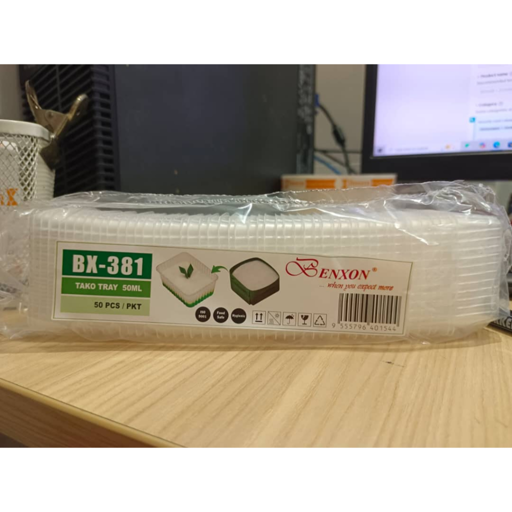 BX-381 BEKAS KUIH TAKO/ KUIH PELITA 50PCS+/- [NO LID] [50ML] BENXON ...