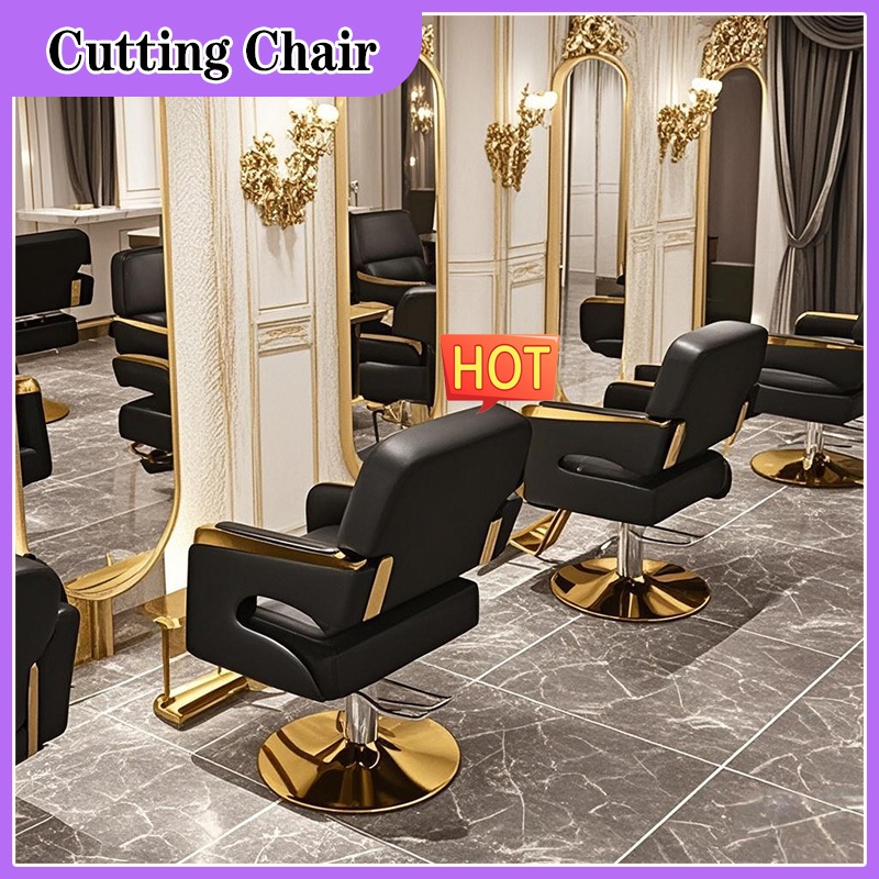 🔥Ready Stock🔥 Cutting Chair 360° Rotation Liftable Hair Salon Chair ...
