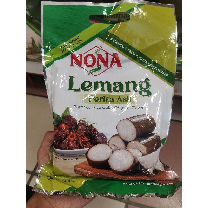 [EXP: 28/2/2027] Lemang Segera Perisa Asli Nona x 5 bungkus Bamboo Rice ...
