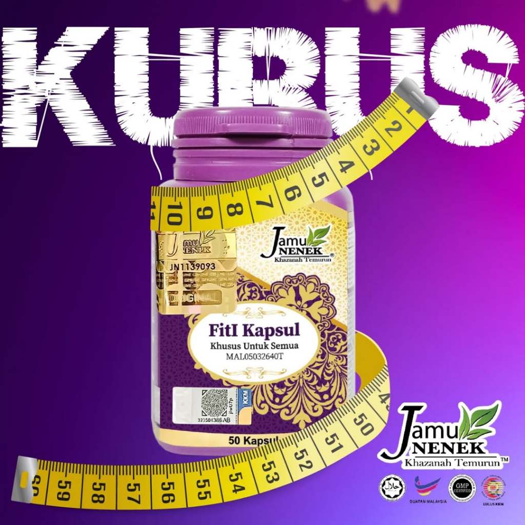 JAMU NENEK FITI KAPSUL 50's | Kurus, Slimming, Detox | | Shopee Malaysia