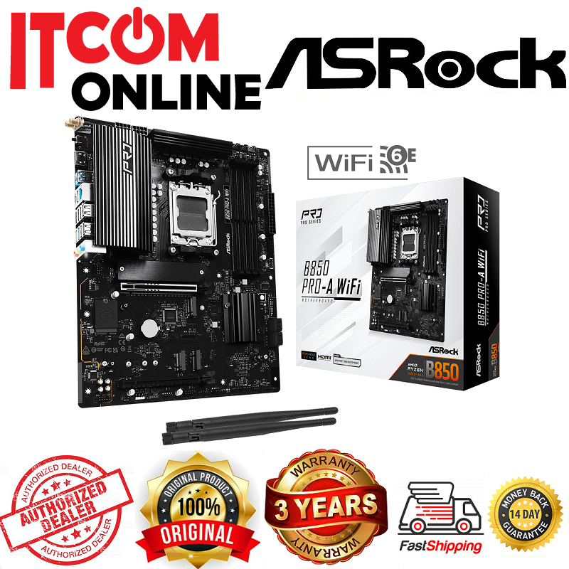 ASROCK B850 PRO-A WIFI / B850 PRO-RS WIFI / B850I LIGHTNING WIFI ...