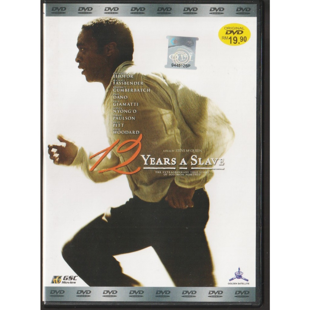 DVD 12 YEARS A SLAVE ( ORIGINAL DVD ) | Shopee Malaysia