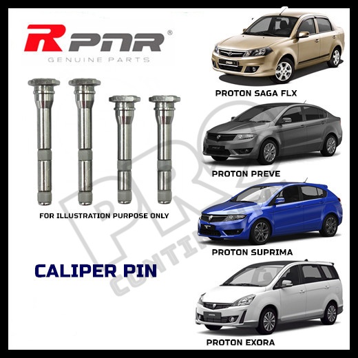 PROTON EXORA PREVE SUPRIMA SAGA FLX FRONT REAR DISC BRAKE CALIPER PIN ...