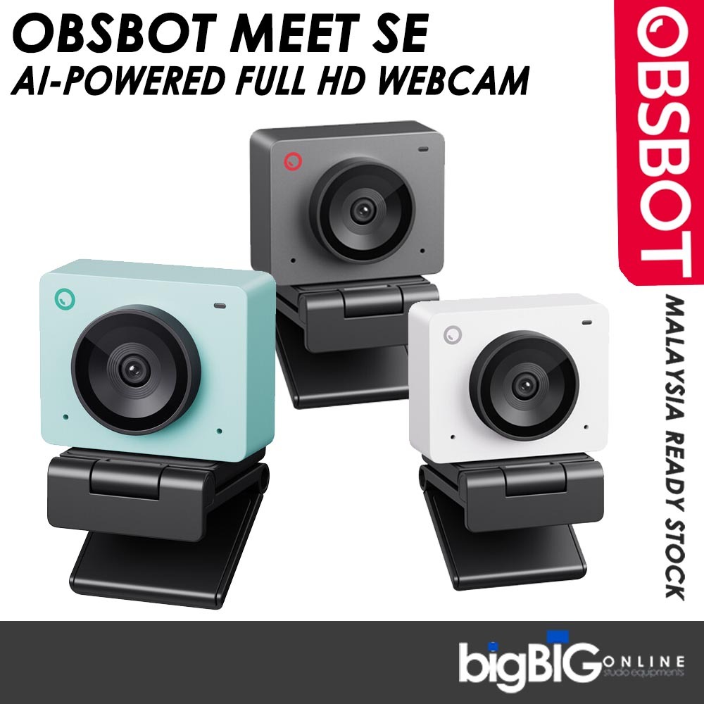 OBSBOT MEET SE 1080P AI-Powered Full HD Webcam | Shopee Malaysia