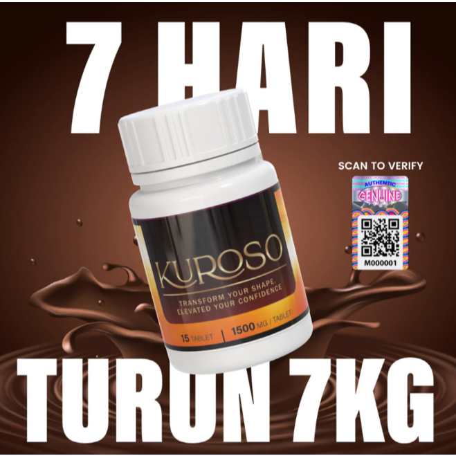 Kuroso Slimming product cepat ubat kurus halal Weight Management Gula ...