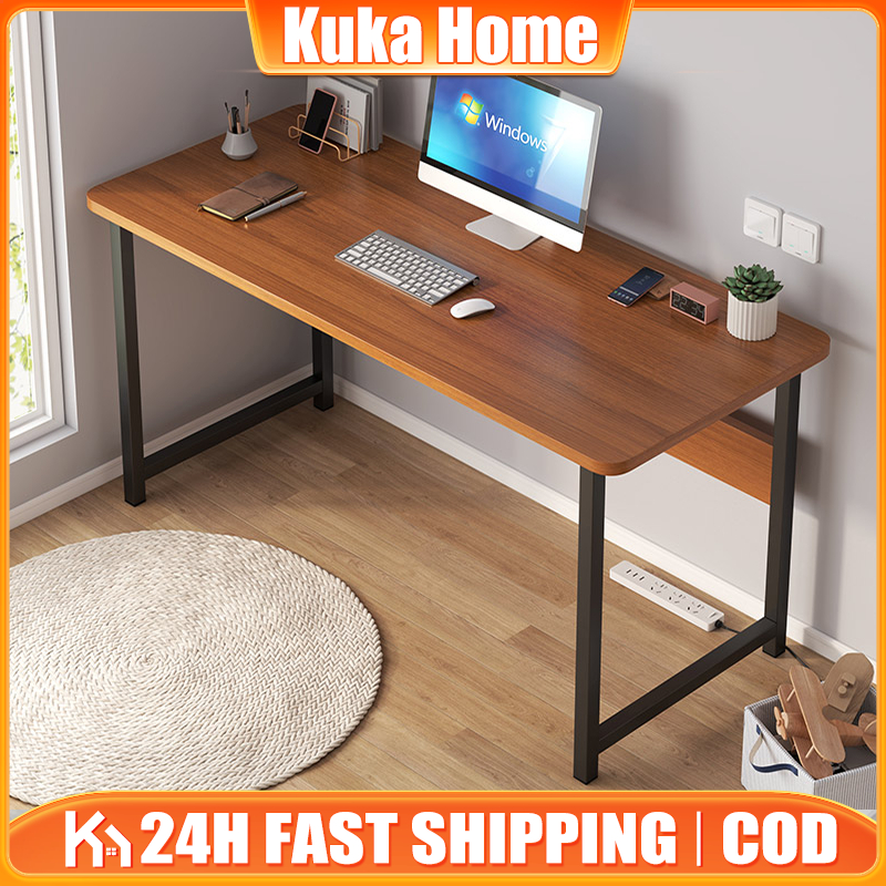 Meja Belajar Study Table With Shelf Modern Student Computer&Writting ...