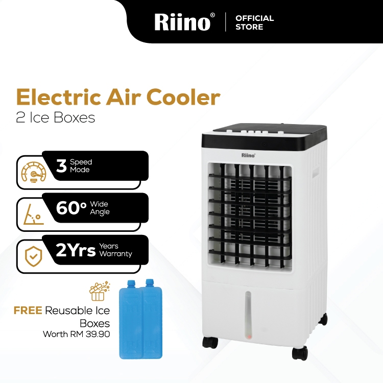Riino Elektrik Pendingin Udara Portable 3 Speed FREE 2 Ice Boxes ...