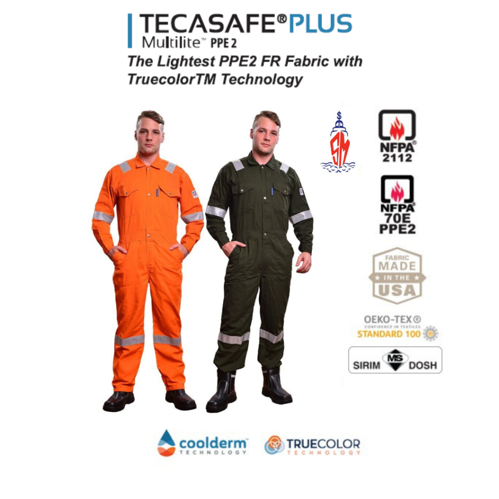 Tencate Tecasafe Multilite The Lightest PPE2 FR Fabric with TruecolotTM ...