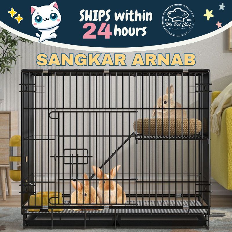 Rabbit Cage Indoor Sangkar Arnab Besar Kandang Arnab Murah Pet Cage ...