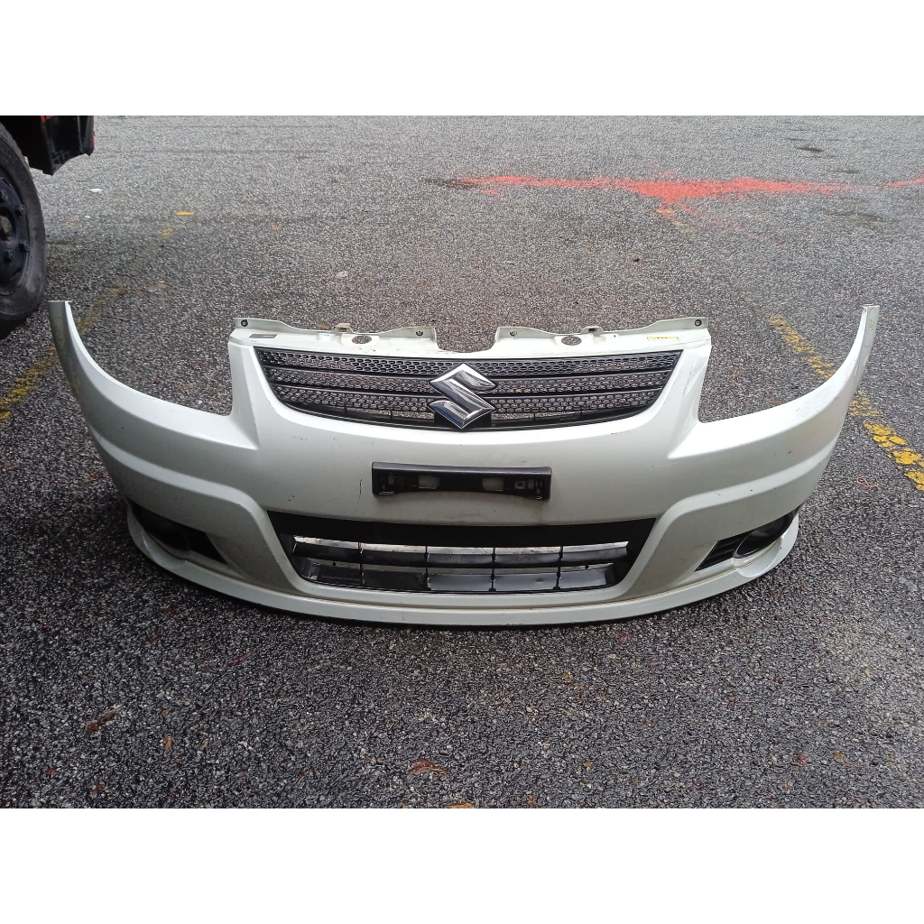 USED Suzuki SX4 SX 4 Bumper SET Depan Japan HALFCUT WITH GRILLE ...
