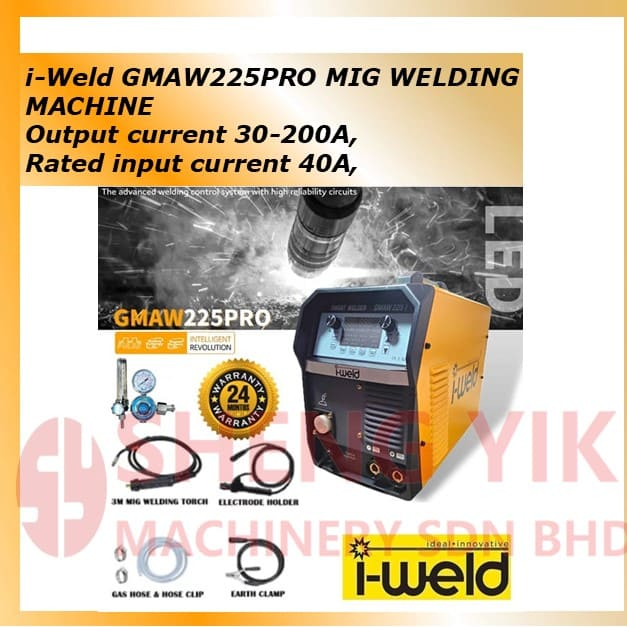 Shengyik i-Weld GMAW225IPRO MIG WELDING MACHINE iWeld GMAW 225PRO | Shopee Malaysia