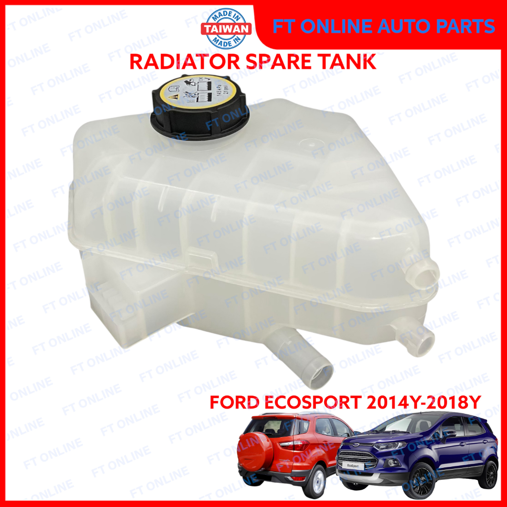 FORD ECOSPORT 2014-2018 BK RADIATOR SPARE TANK OVERFLOW/RESERVE/COOLANT ...