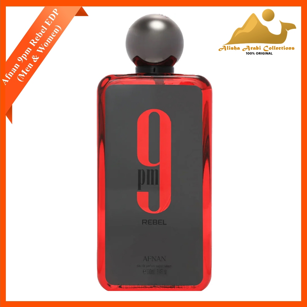 💯% Afnan 9pm Rebel EDP 100ml for Unisex | Shopee Malaysia