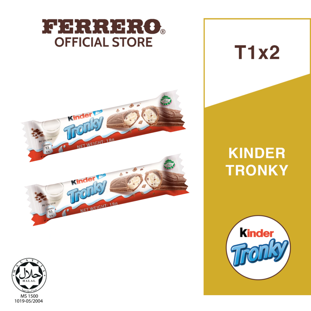 [Buy 2 Get 20% Off] Bundle of 2 - Kinder Tronky 18G (T1 x 2 Packs ...