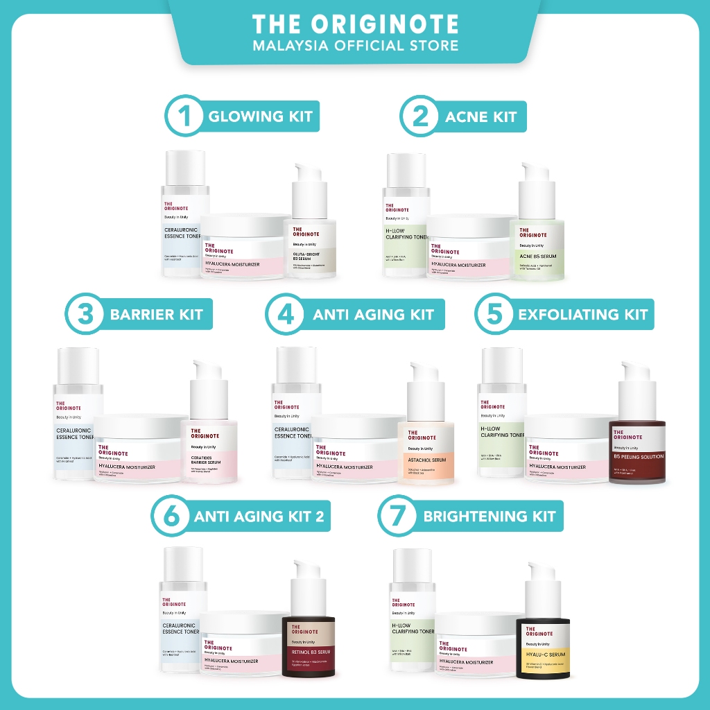 SPECIAL BUNDLE 3in1 The Originote Paket Skincare Moisturizer Serum ...