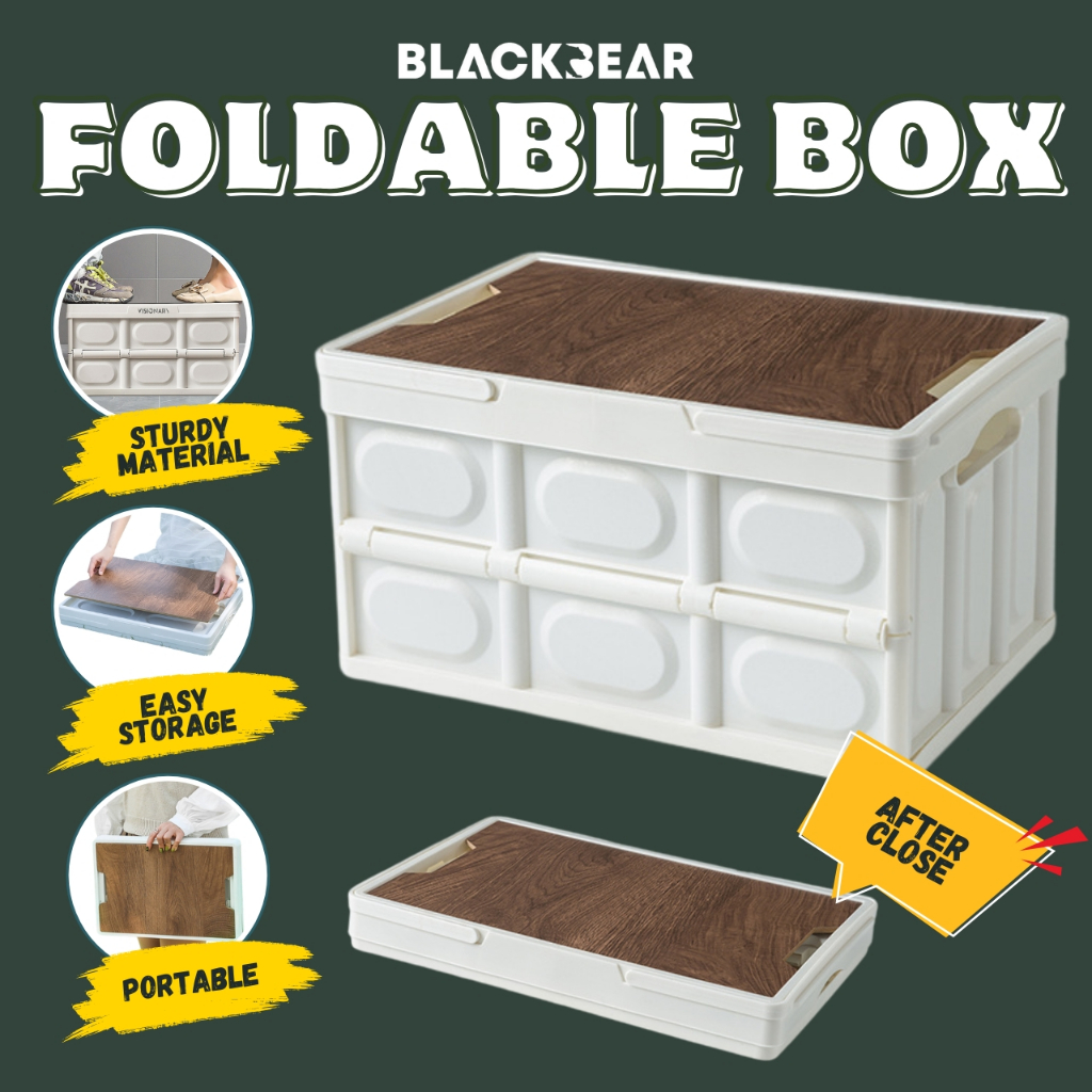 Foldable Storage Box Camping Container Camping Storage Box Kotak ...