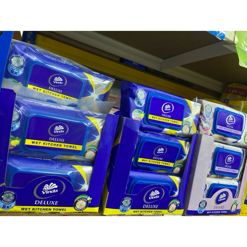 Vinda Wet Kitchen Towel 40s 27x20cm | Shopee Malaysia
