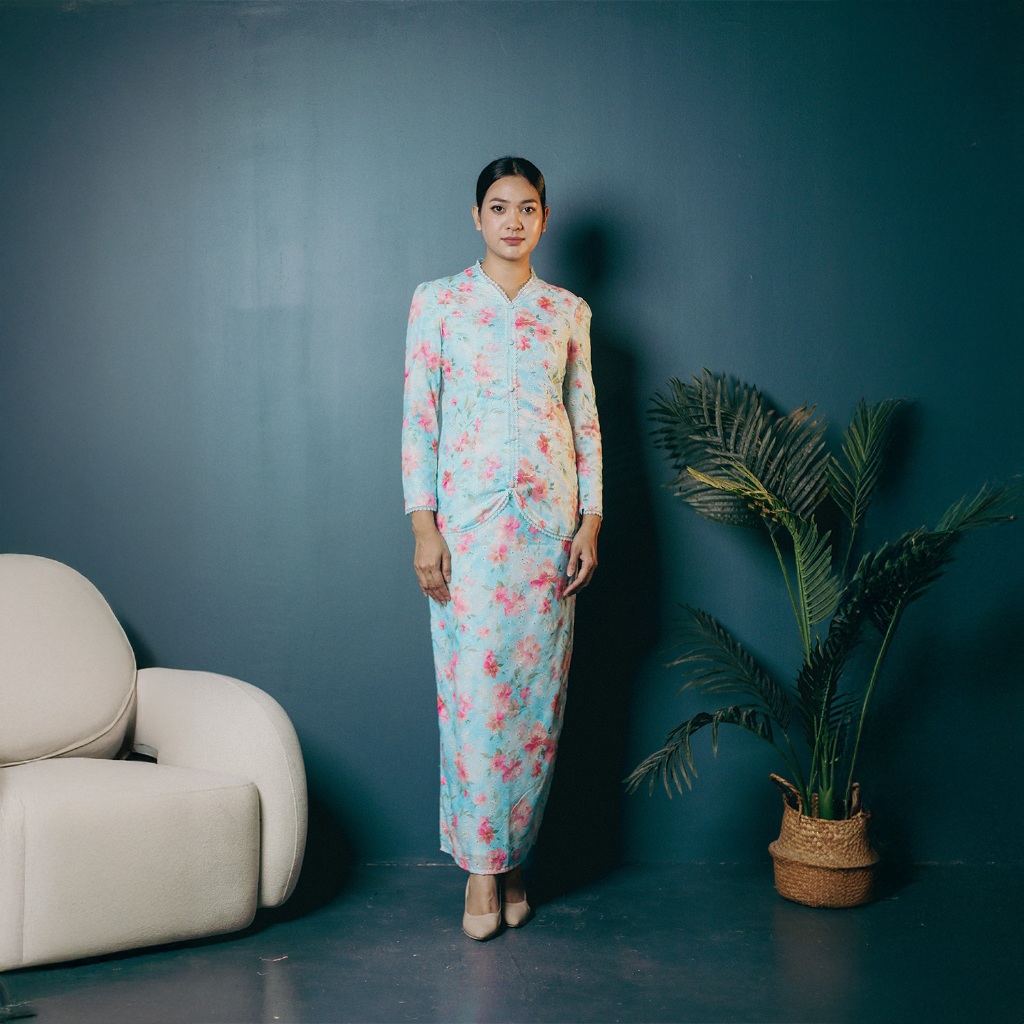 Baju Kebaya Raya 2025 Modern Printed DEE | Shopee Malaysia