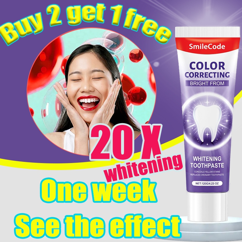 Remove Tartar & Whiten Teeth Fast! Advanced Whitening Toothpaste for a ...