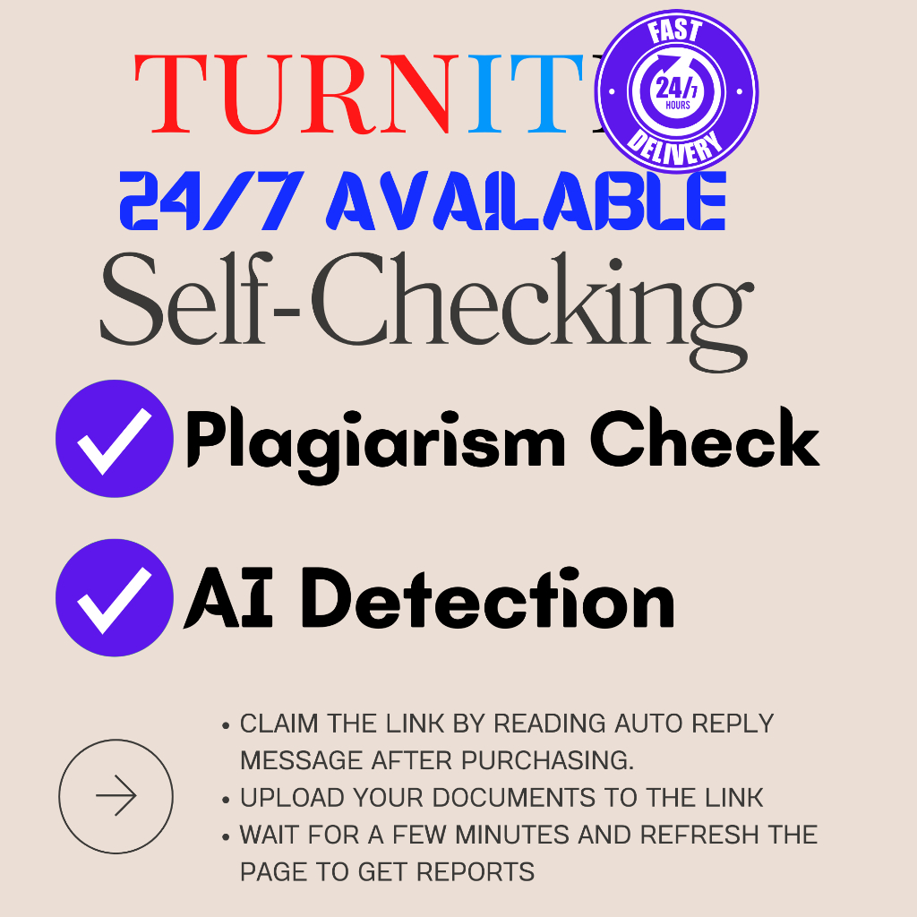 TEZ [Self-Checking] Plagiarism+AI Writing Detection Checker 𝑻𝒖𝒓𝒏𝒊𝒕𝒊𝒏 ...