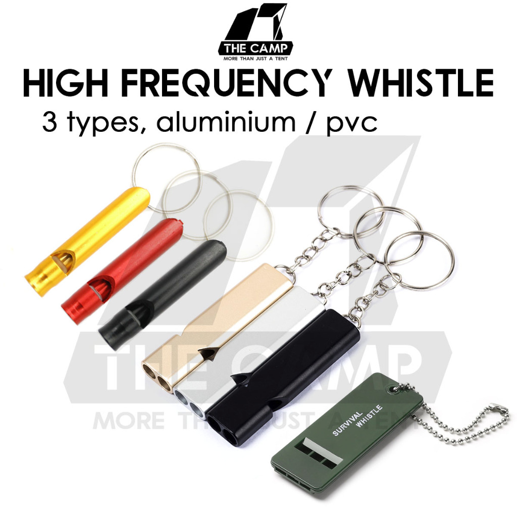 Aluminum Alloy High Pitched Whistle Dual Frequency Hi Pitch Survival ...