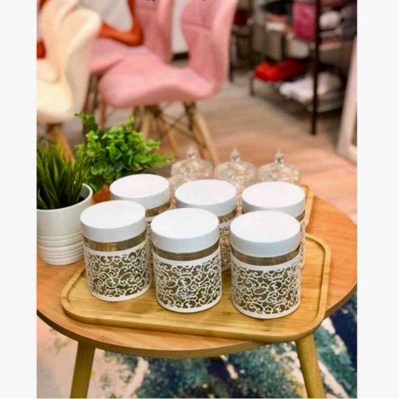 PREMIUM VINTAGE Balang Kuih Raya Vintage bekas kuih raya kaca SSF ...