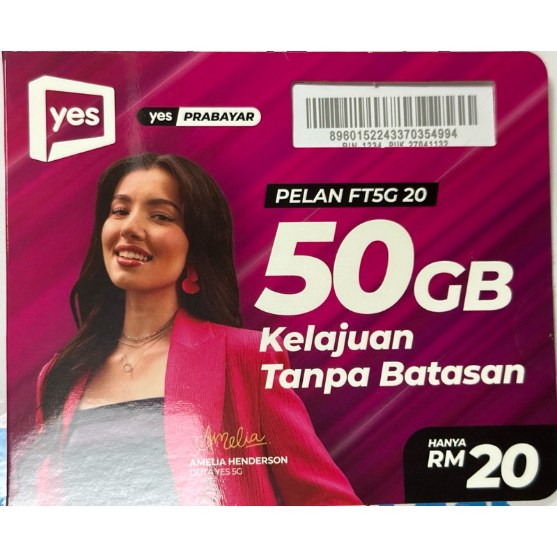 YES PREPAID FT5G Rm20 including 50GB and Sim Can self register Choose ...