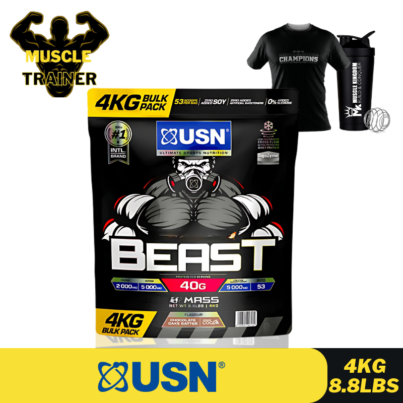 USN Super Grow Beast Extreme Mass Gainer (4KG) | Shopee Malaysia