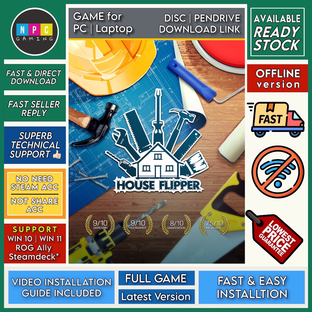 [PC Game] House Flipper - Offline [Disc | Pendrive | Download Link ...
