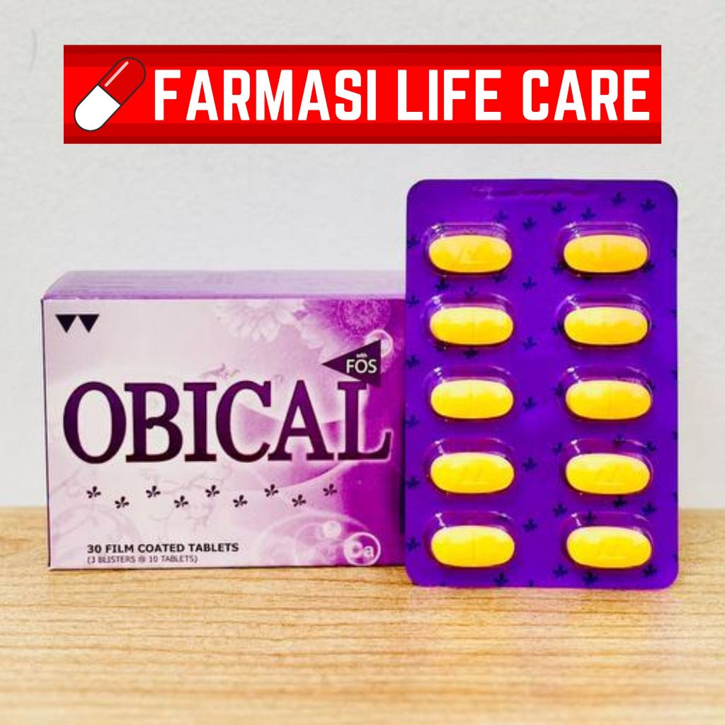 [ORIGINAL] OBICAL Calcium Tablets for Pregnant Women 3x10 Tab (Exp:02/ ...