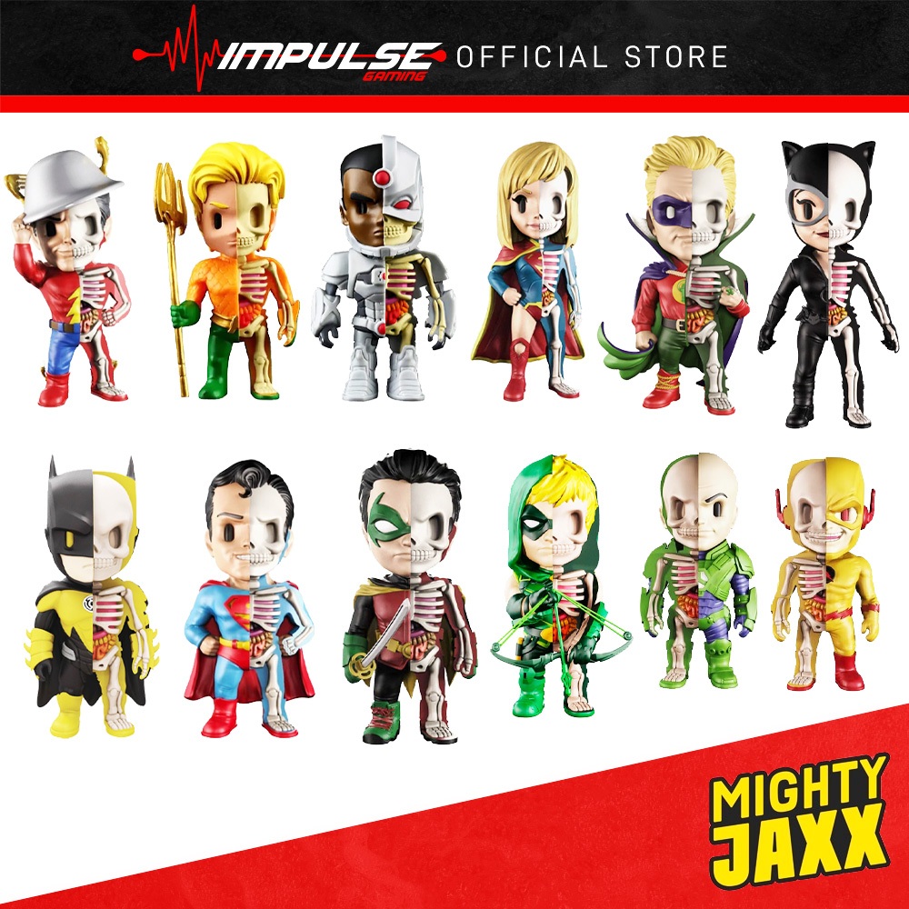 Mighty Jaxx XXRAY DC Series - (Aquaman, Black Manta, Cat Woman, Cyborg ...
