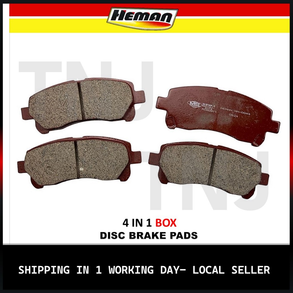 HEMAN - 4 IN 1 DISC BRAKE PAD ( FRONT ) TOYOTA AVANZA VVTI 1.3 YEAR1994 ...