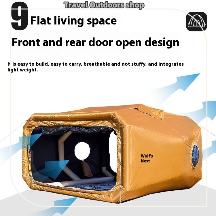 Space capsule inflatable outdoor tent vinyl outdoor camping portable ...