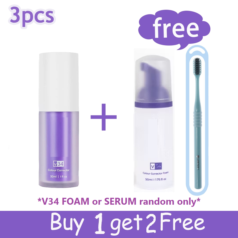 (buy 1 free 2) v34 toothpaste toothpaste original purple toothpaste ...