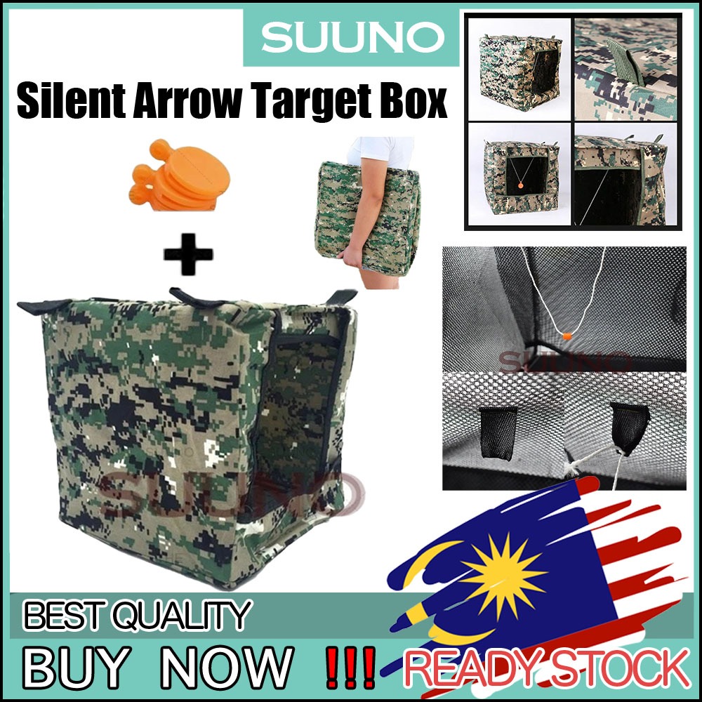 Outdoor Practice Slingshot Target Box Silent Arrow Target Air Soft ...