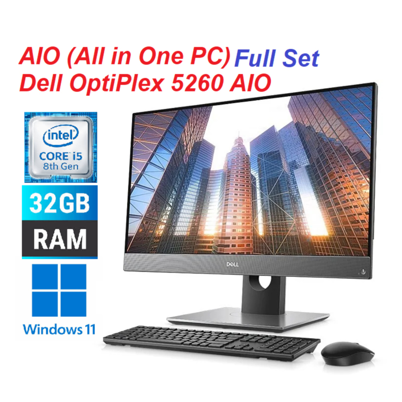Suma Dalam Screen Dell AIO all in one PC Full Set Computer Intel Core ...
