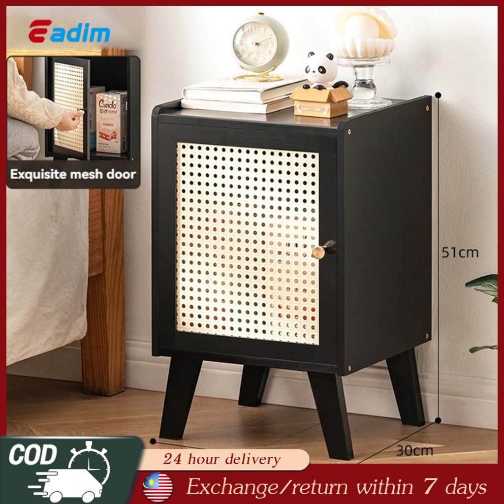 Bedside Table Bedroom Storage Rack Bedside Cabinet Mini Storage Cabinet ...