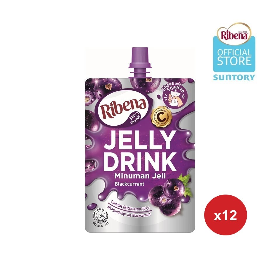 [Bundle of 12] Ribena Jelly Drink Regular160g | Shopee Malaysia
