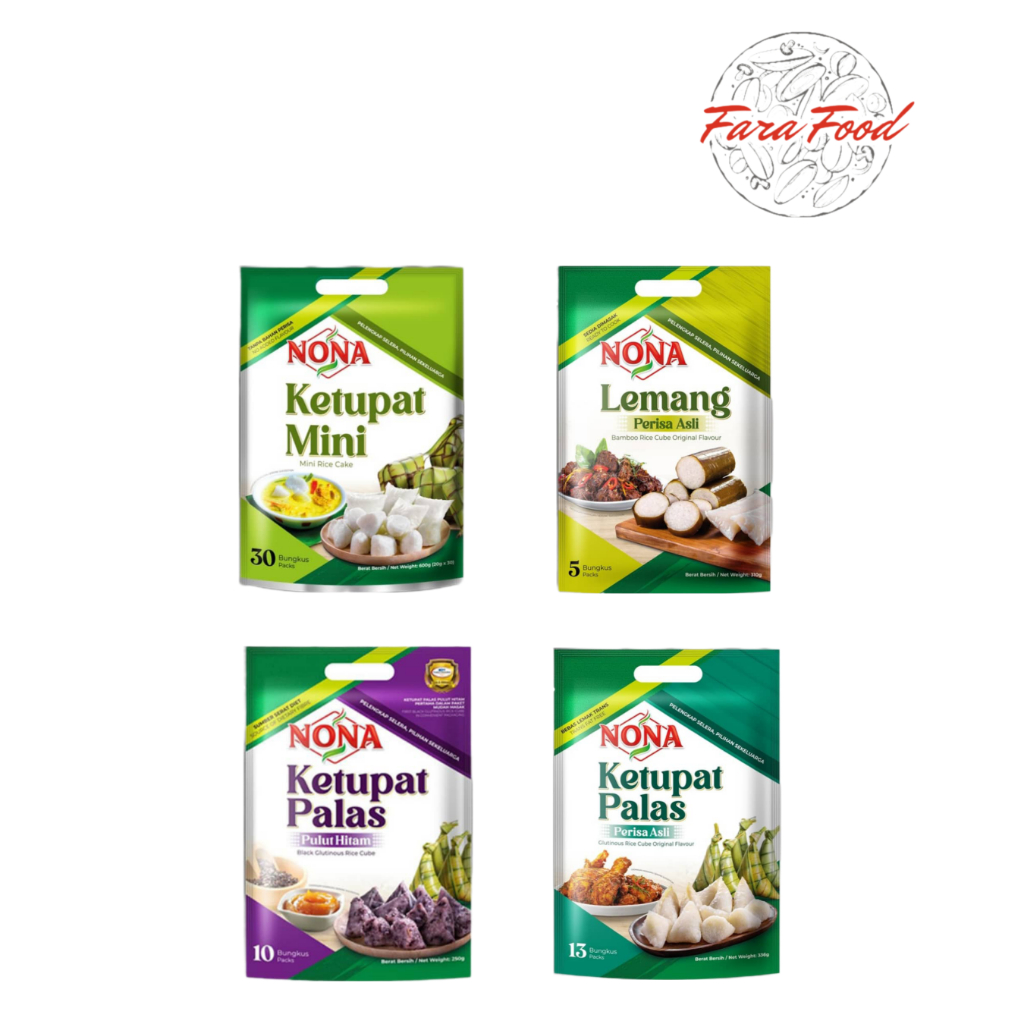 Ketupat Nona Palas Mini Pulut Hitam Lemang Segera | Shopee Malaysia
