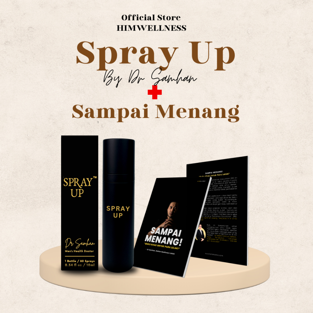 HIM WELLNESS Dr Samhan Buku Sampai Menang dan Spray Up kurangkan Ngilu ...