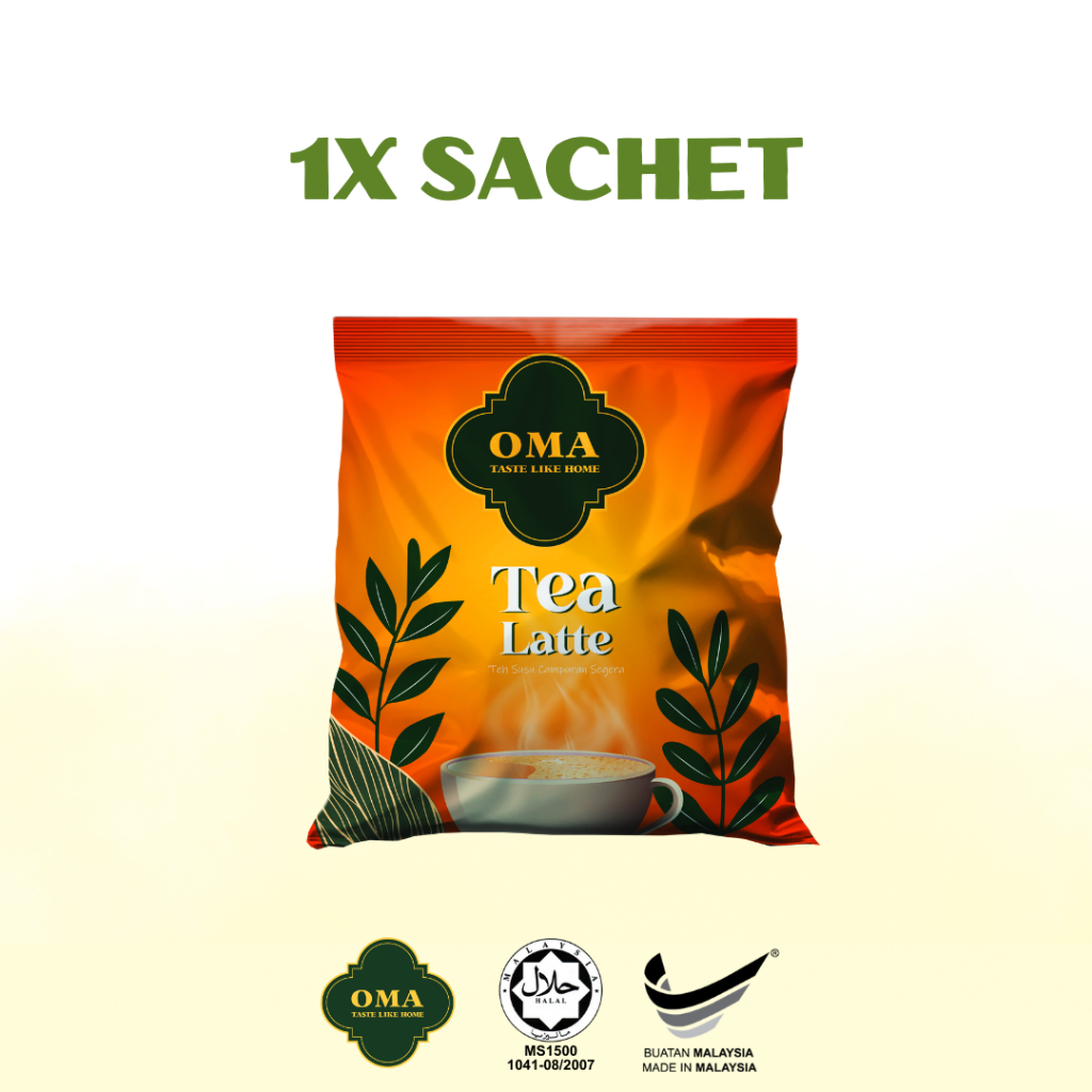 OMA Premium Milk Tea Latte Full Cream Creamy Classic Ceylon Instant Teh ...