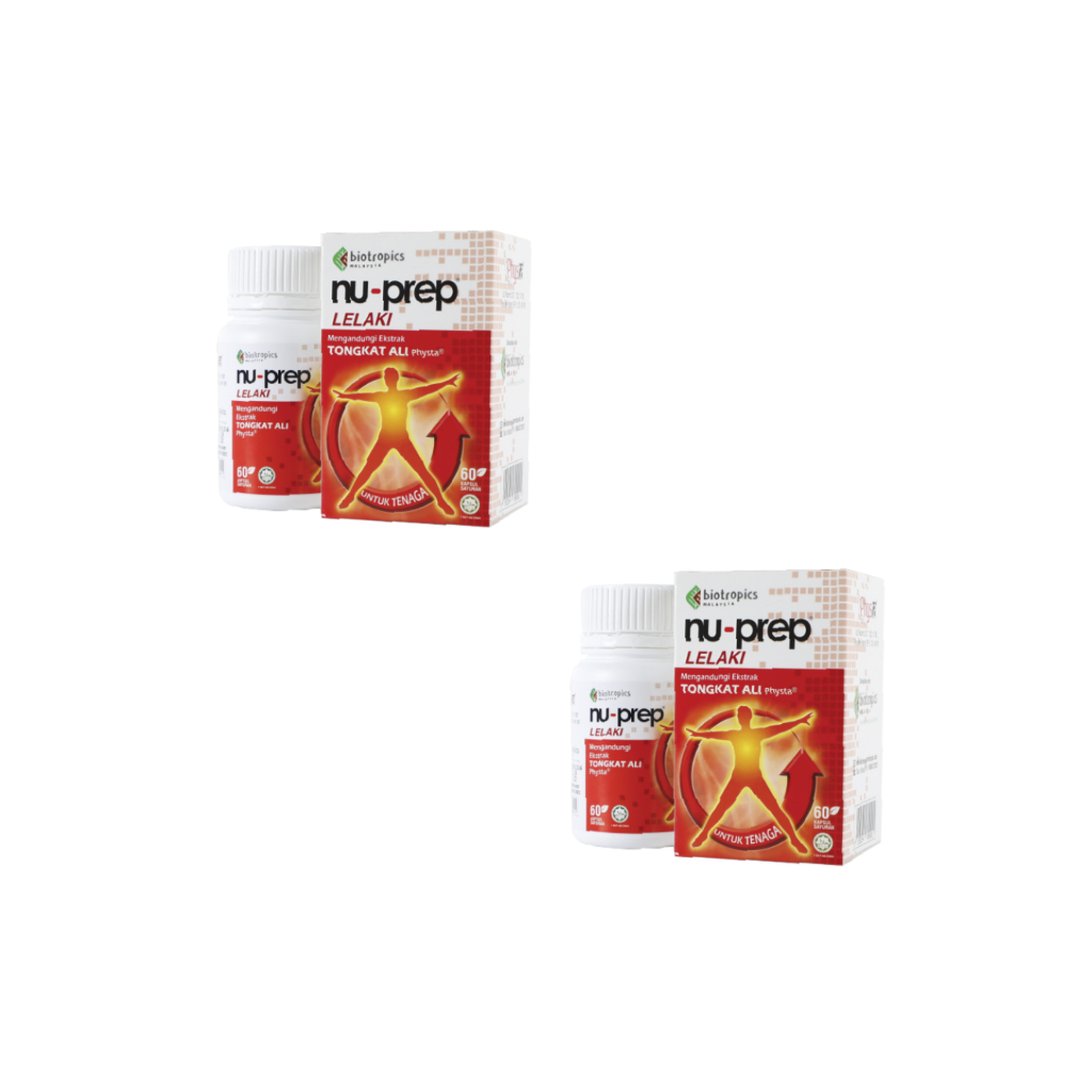 Nu-prep Lelaki 60 Capsules x 2 ( Total 120 Capsules) | Shopee Malaysia