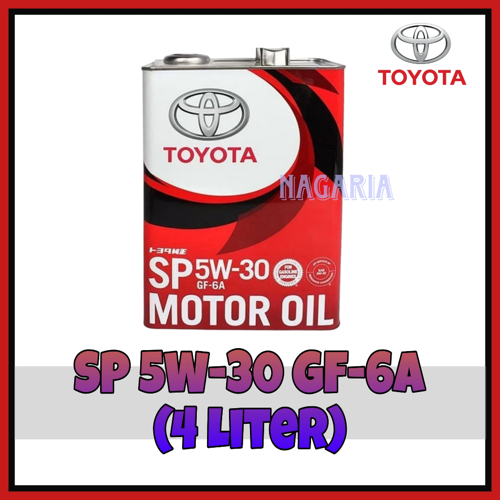 Toyota SP 5W30 GF-6A (4 Liter) Engine Oil - Toyota Vios , Camry ...